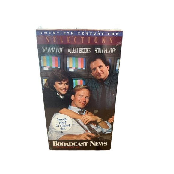 Media | Broadcast News Vhs William Hurt Albert Brooks Holly Hunter 1987 ...